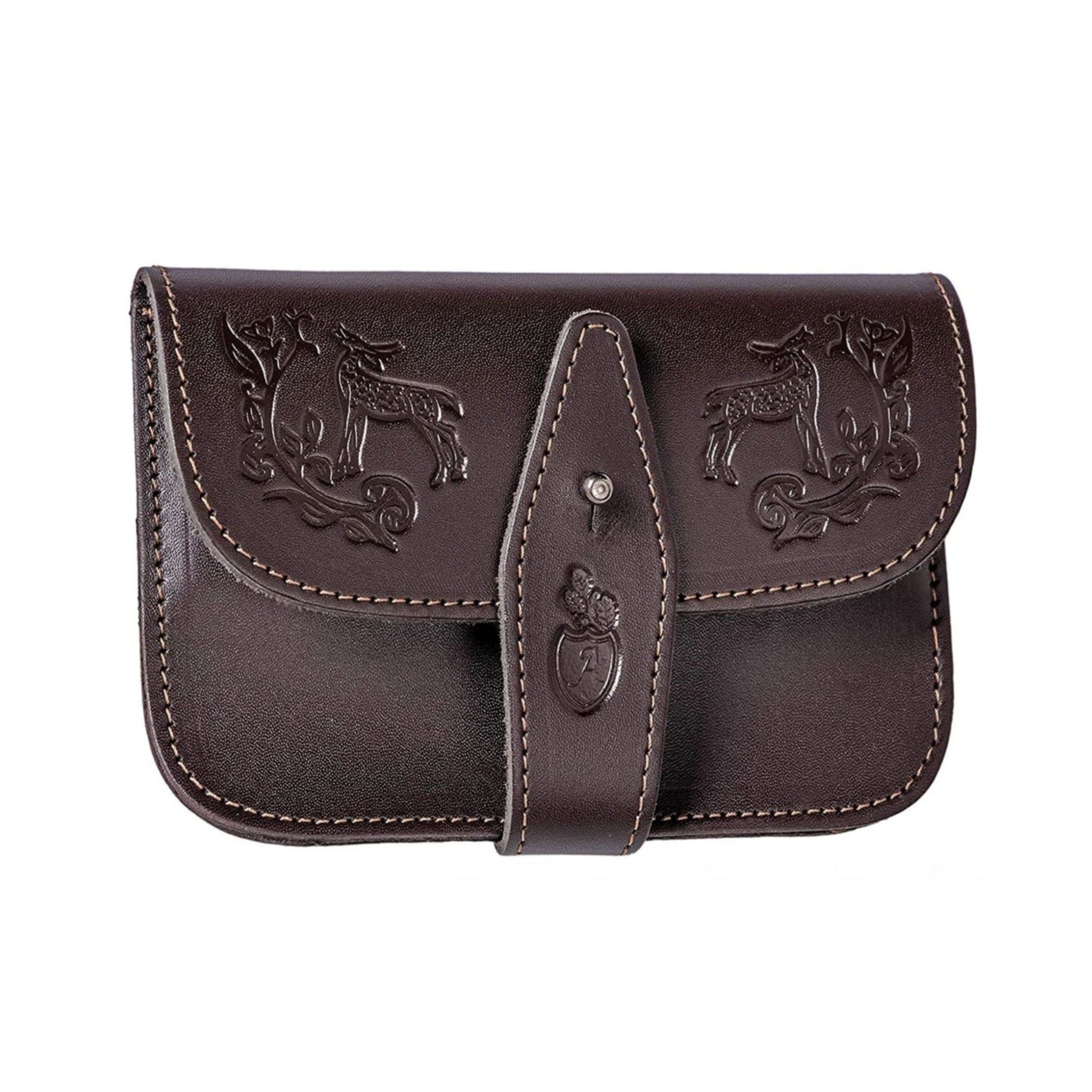 Handmade Leather Cartridge Case, Hunting Ammo, Pouch-Belt Holder ...