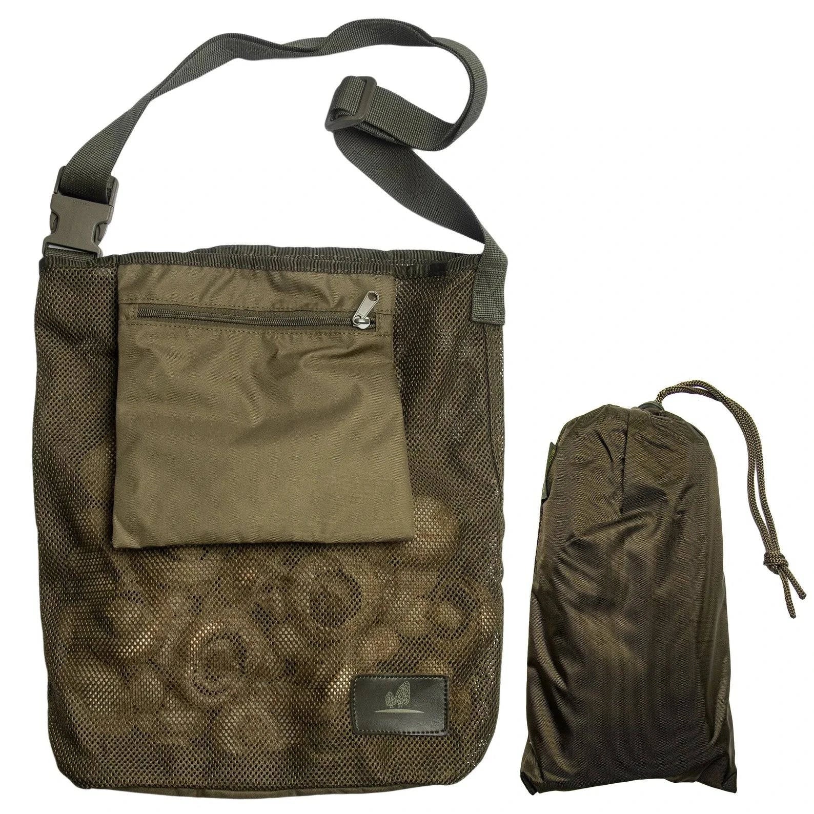 Mesh Bag with Pocket and Shoulder Strap for Mushrooms and Shopping ...