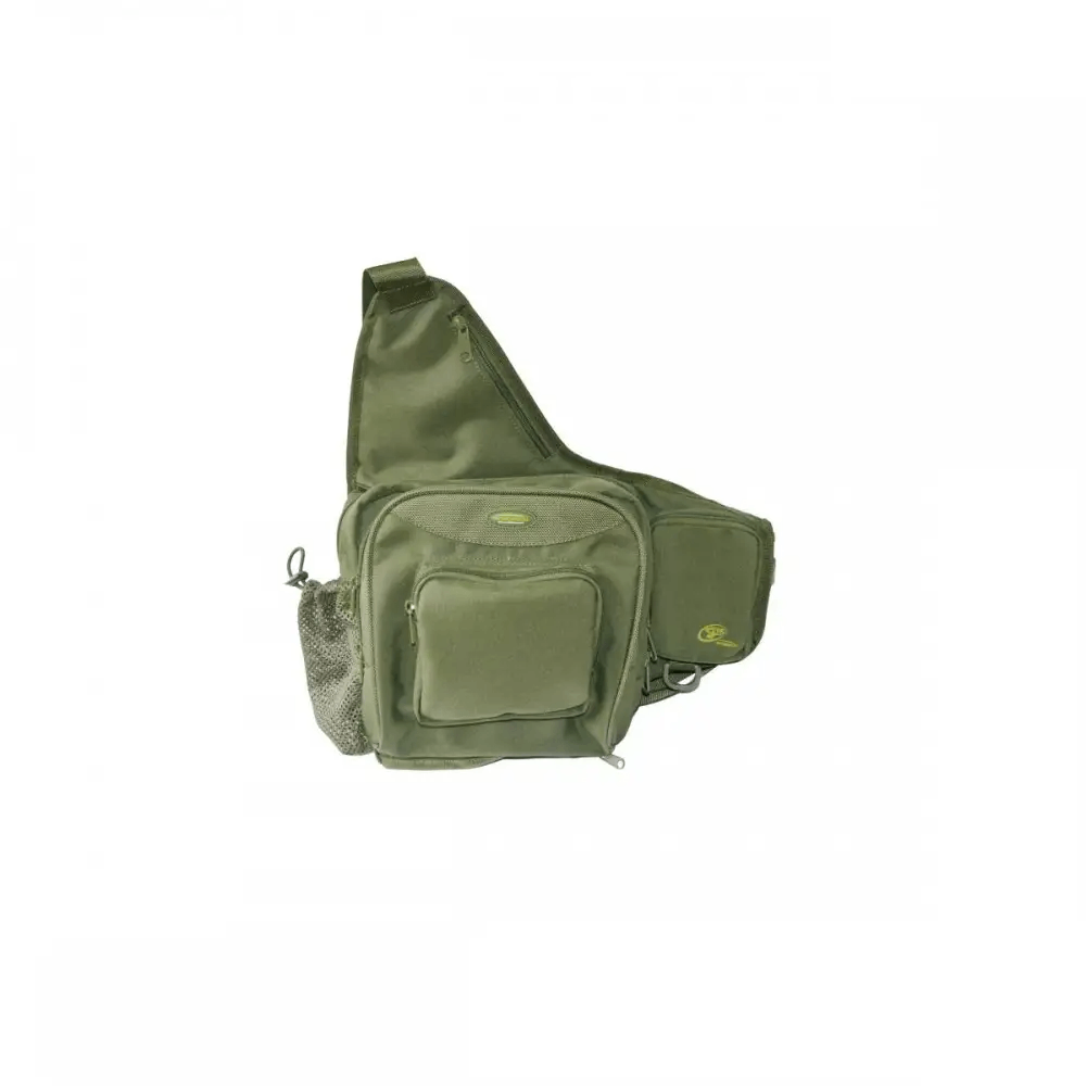 Khaki Fishing Spinning Bag (for the Right Hand, with Boxes) | HUNTING CASE