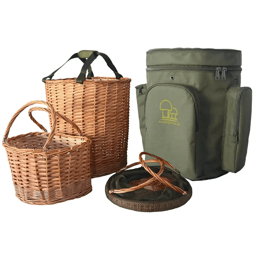 Mushroom Backpack with 3 Baskets for Mushroom Hunting Picking | HUNTING ...
